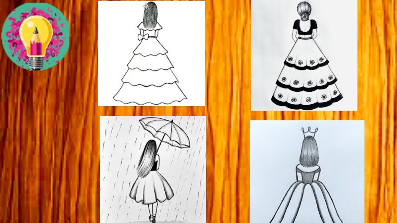 4 secrets to design easily for girls/beautiful art girl drawing ...