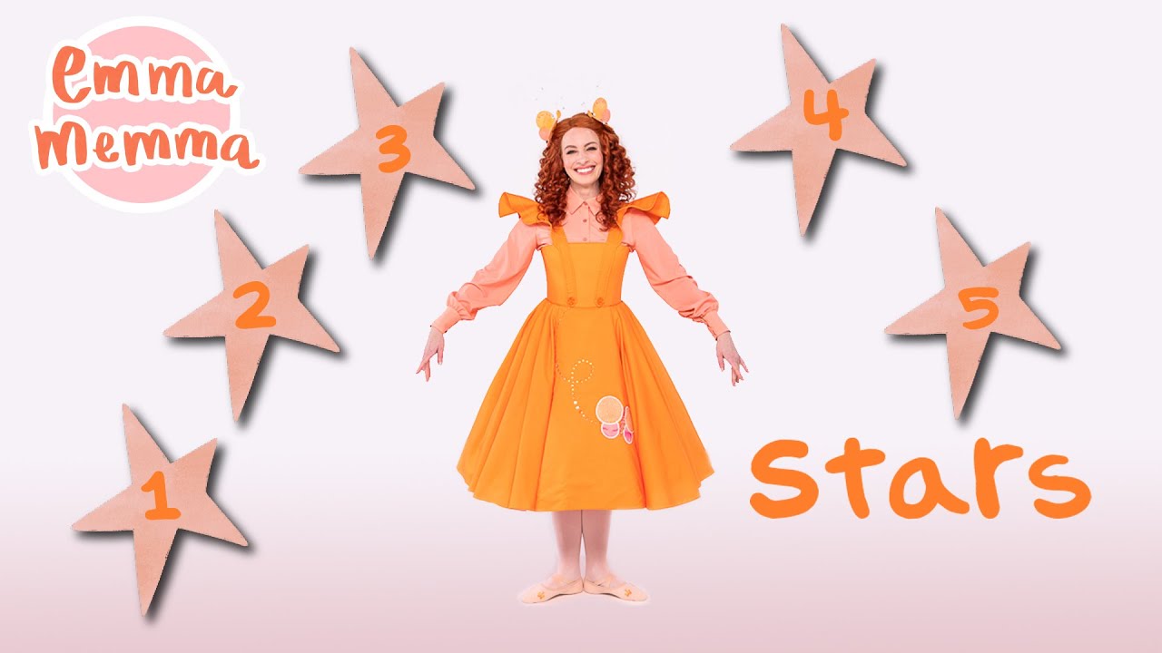 Emma Memma: 1, 2, 3, 4, 5 Stars (Auslan) | Music & Dance for Kids # ...