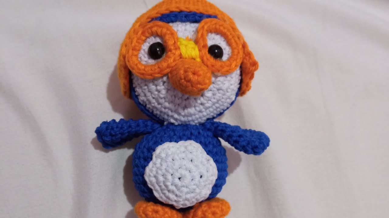 free pattern pororo part 4. part topi pororo. - YouTube