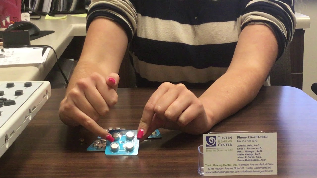 Hearing Aid Batteries Types and Sizes - YouTube