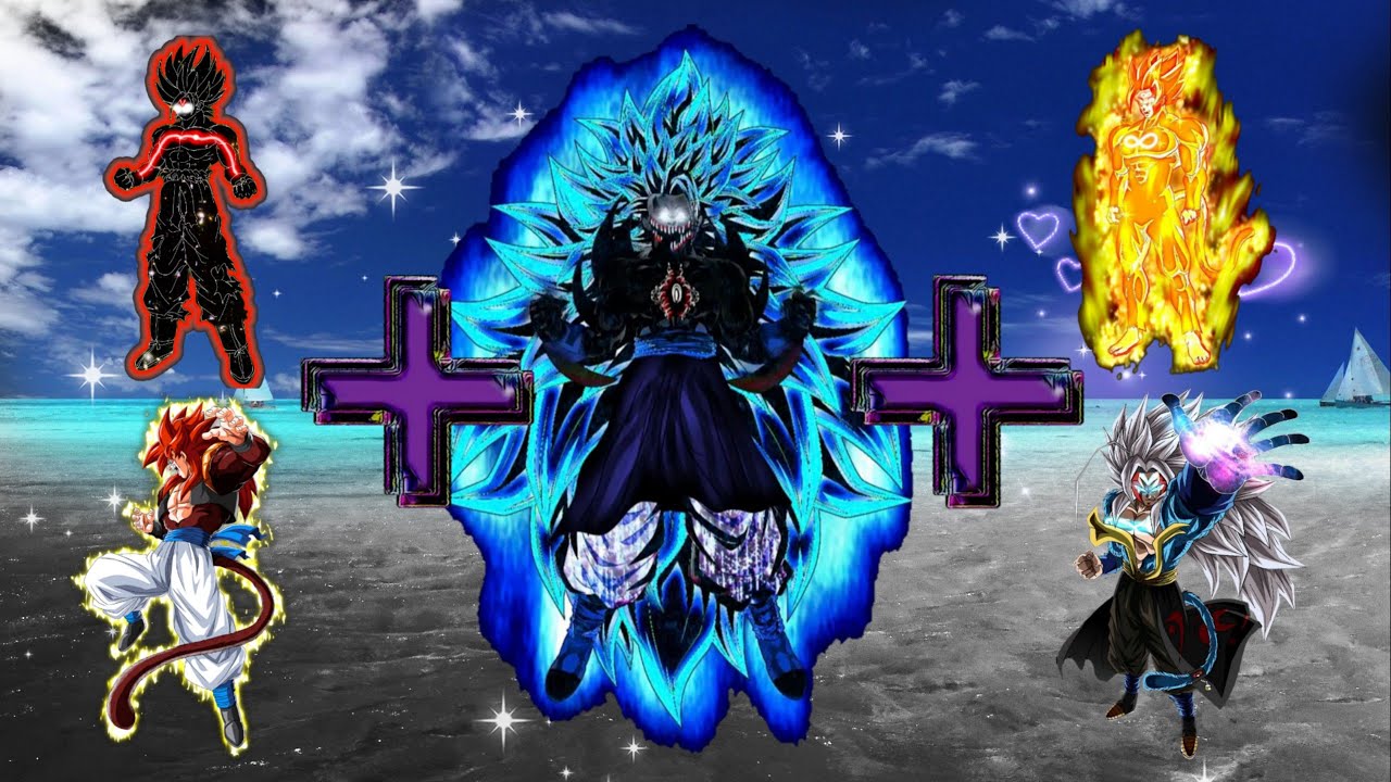 Goku SSJB Devil Infinity Goku Omni Ultra Gogeta Golden SSJ4 Etc. Fusion ...