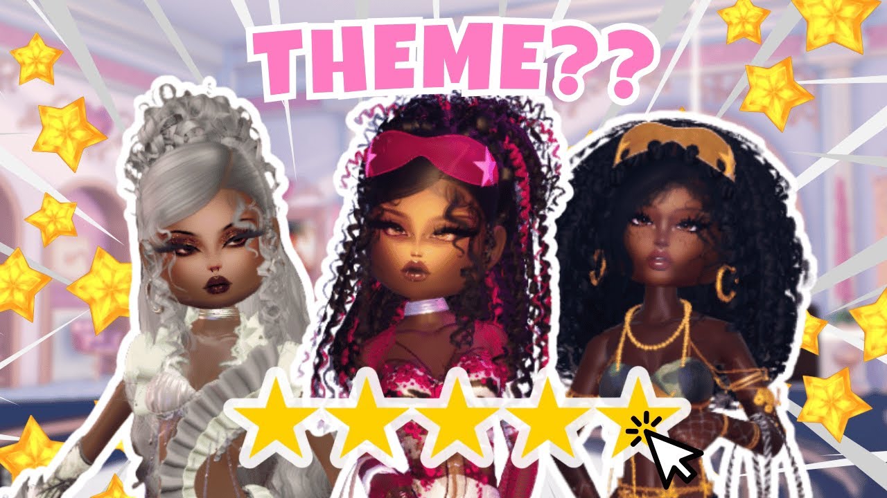 I Can’t See the Theme… Can I Still Win?! 😳 | Dress to Impress DTI - YouTube