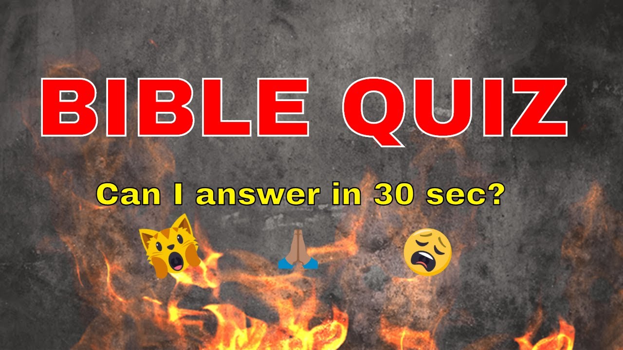 Best Bible Quiz Ever! Gameshow for Everyone #1 - YouTube