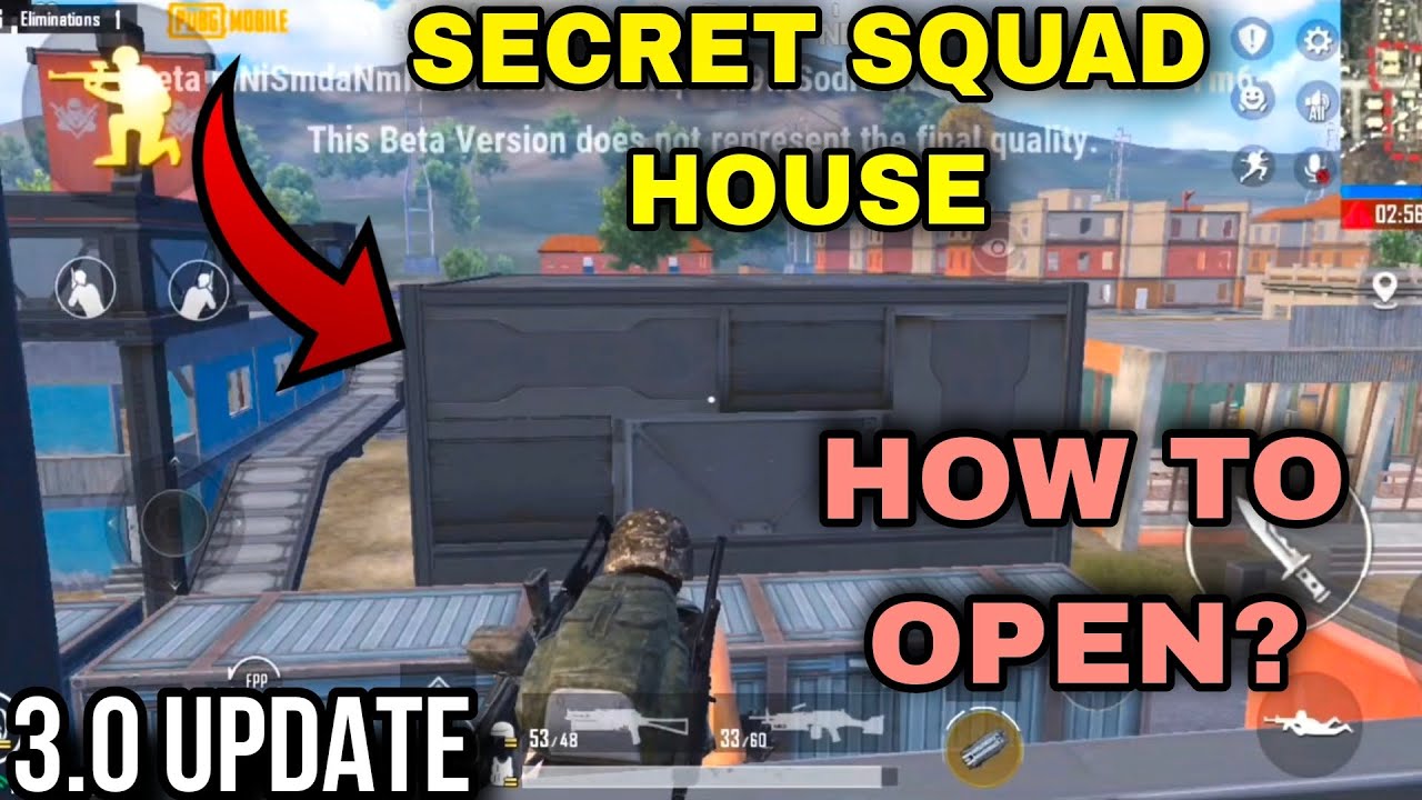 HOW TO OPEN/ FIND SECRET SQUAD HOUSE IN BGMI | BGMI SECRET SQUAD HOUSE ...