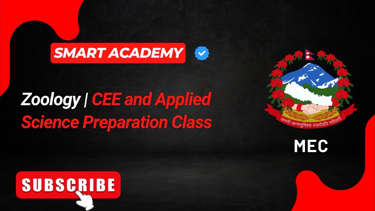 Zoology | CEE and Applied Science Preparation Class | Smart Academy ...