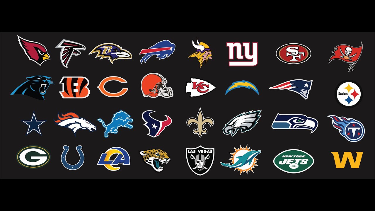 All 32 NFL Logos Ranked Worst to Best Tier List (2024) - YouTube