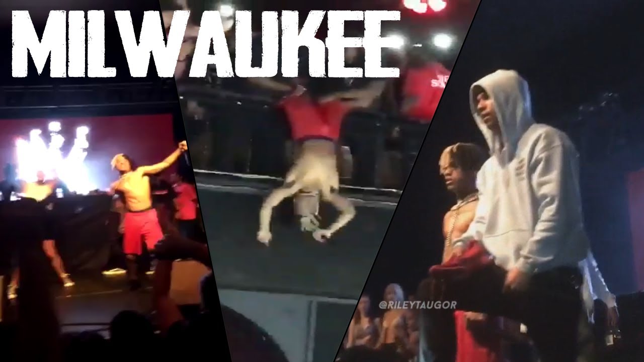 Xxxtentacion Live Performance Milwaukee The Revenge Tour X Performing Upside Down Youtube