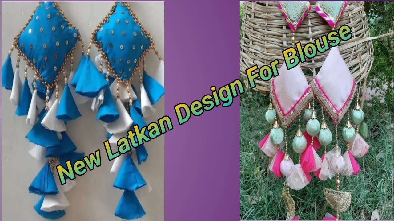 New Latkan Design For Blouse! 50+latkan design for blouse! Heavy blouse ...