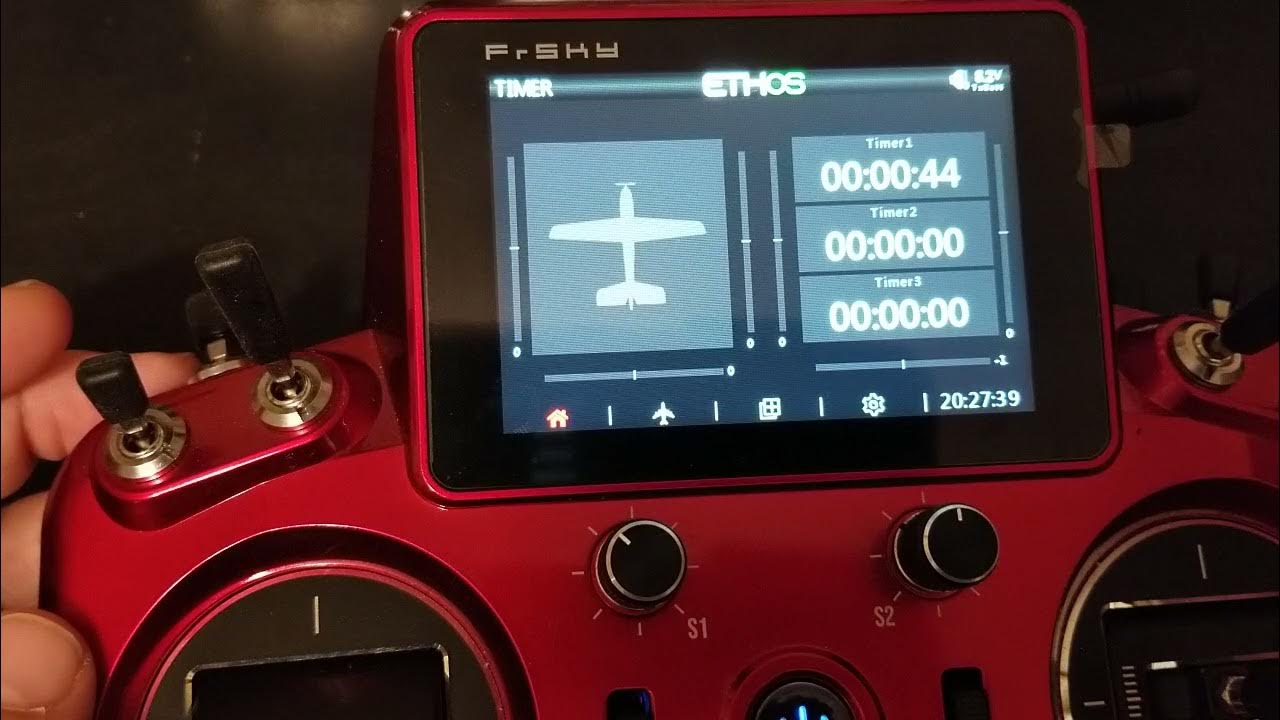 FrSky ETHOS Sticky Timer Trigger on Landing Gear Activation - YouTube