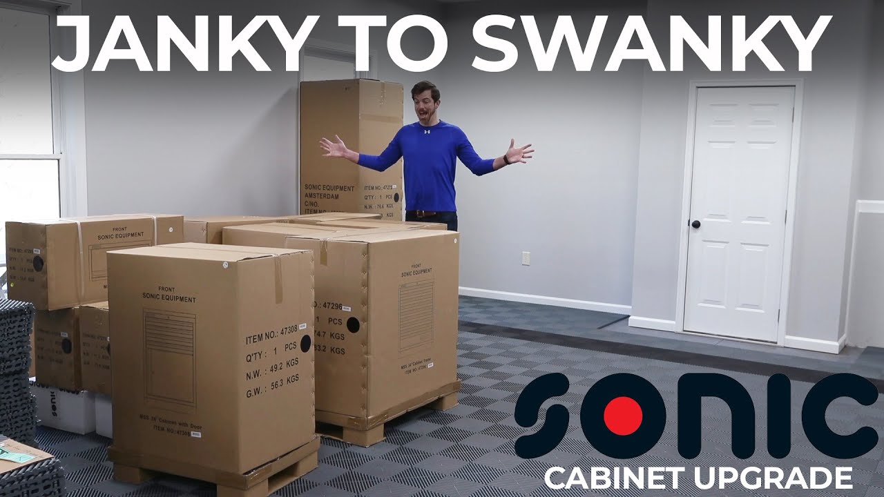 Insane Sonic Cabinet Upgrade For The VinWiki Garage - YouTube