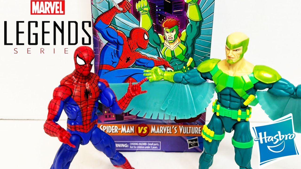 NEW Marvel Legends | Spider-Man & Marvel's Vulture VHS 2-Pack | Review ...