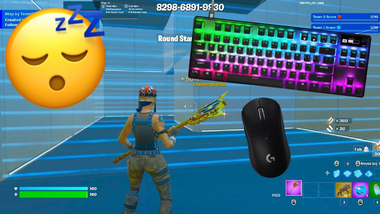 Apex Pro TKL & 360fps ASMR Chill 🤩 Piece Control 1v1🏆Satisfying ...