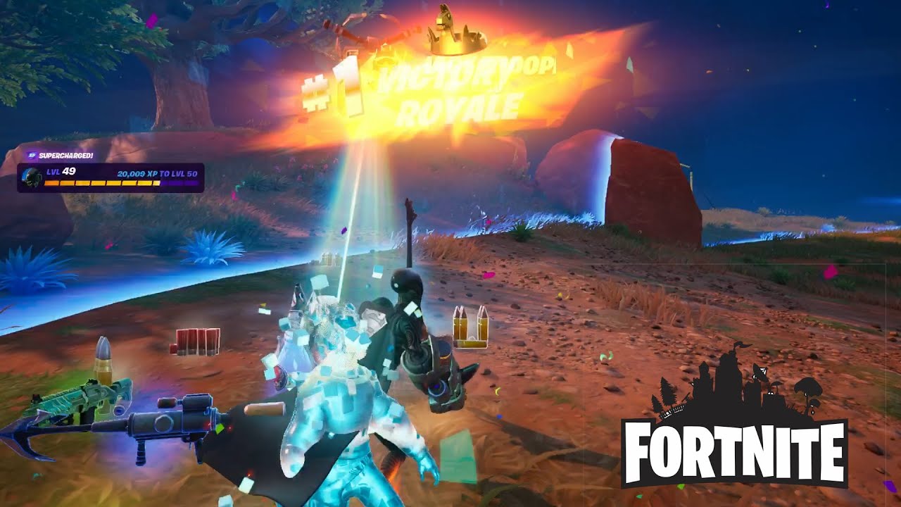 Fortnite Chapter 5 Season 3 Crowned Victory Royale Solo using the Alien ...