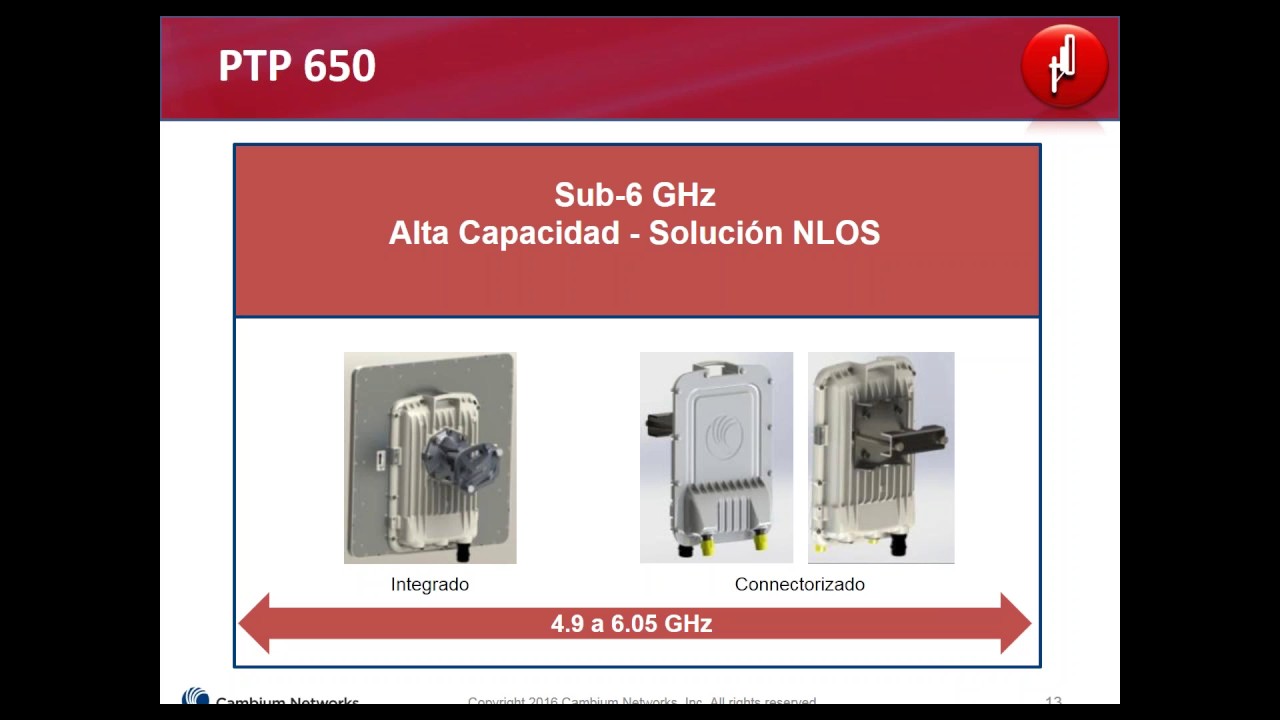PTP 650 v1.43 - Producto y Configuracion - Webinar - Cambium Networks ...