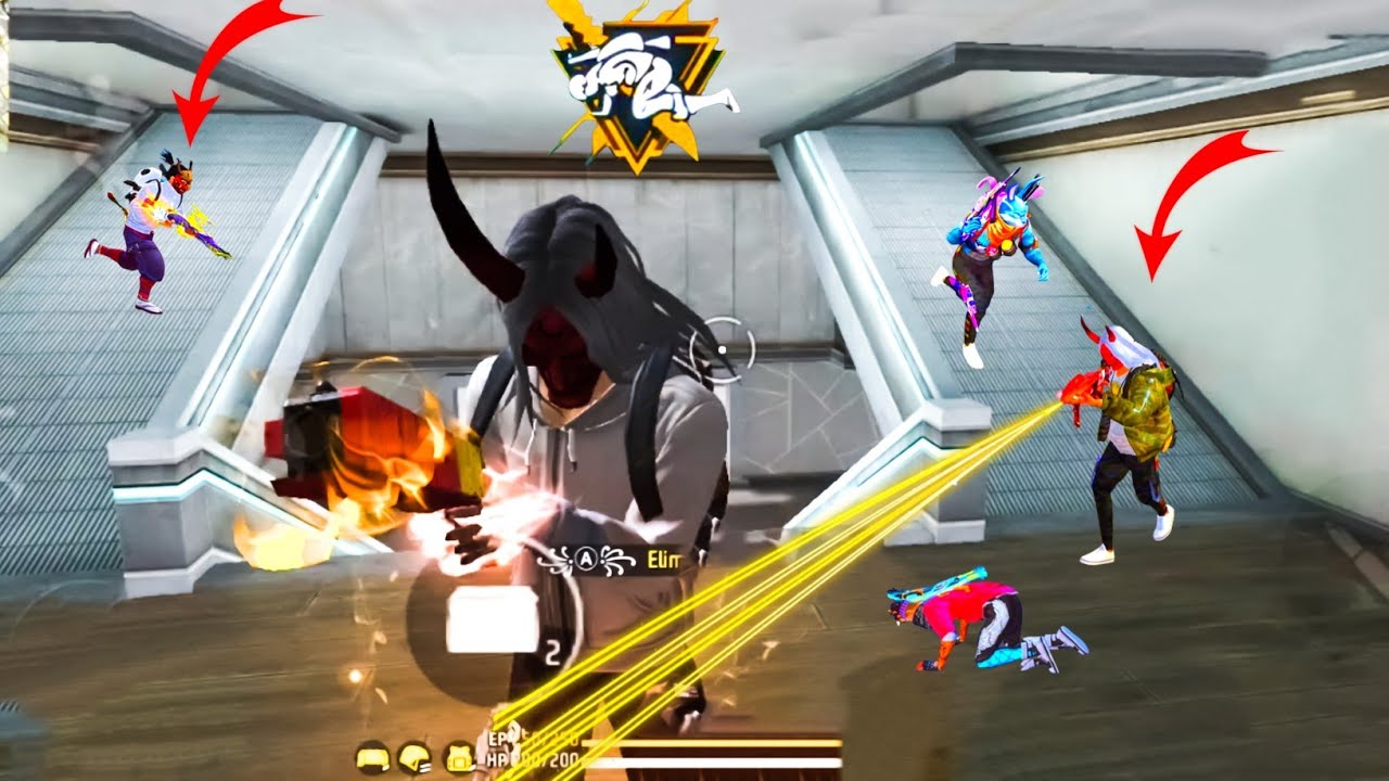 solo vs squad group free fire gameplay windows gaming new video - YouTube