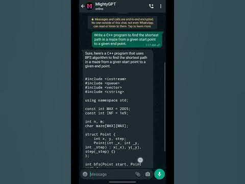 Mastering C++ with MightyGPT 🤖🚀 #mightygpt #coding #chatgpt #gpt3 #gpt - YouTube