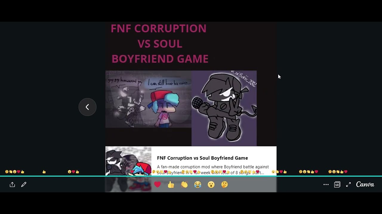 fnf corruption vs soul bf game - YouTube