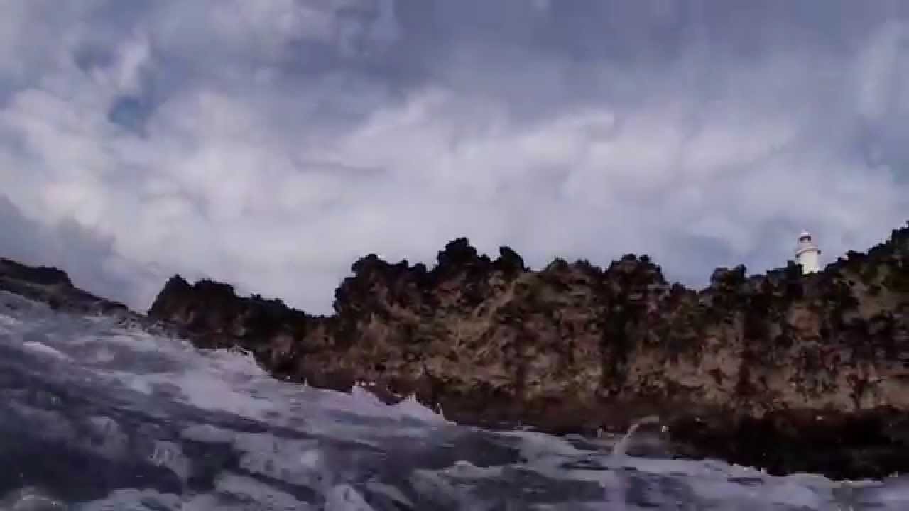 Rough Scuba Diving Exit at Bolo Point, Okinawa - YouTube