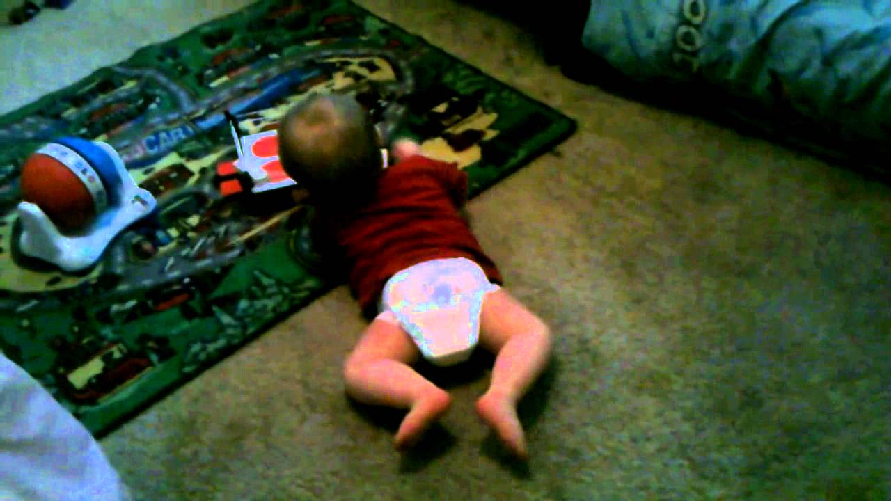 Starting to crawl - YouTube