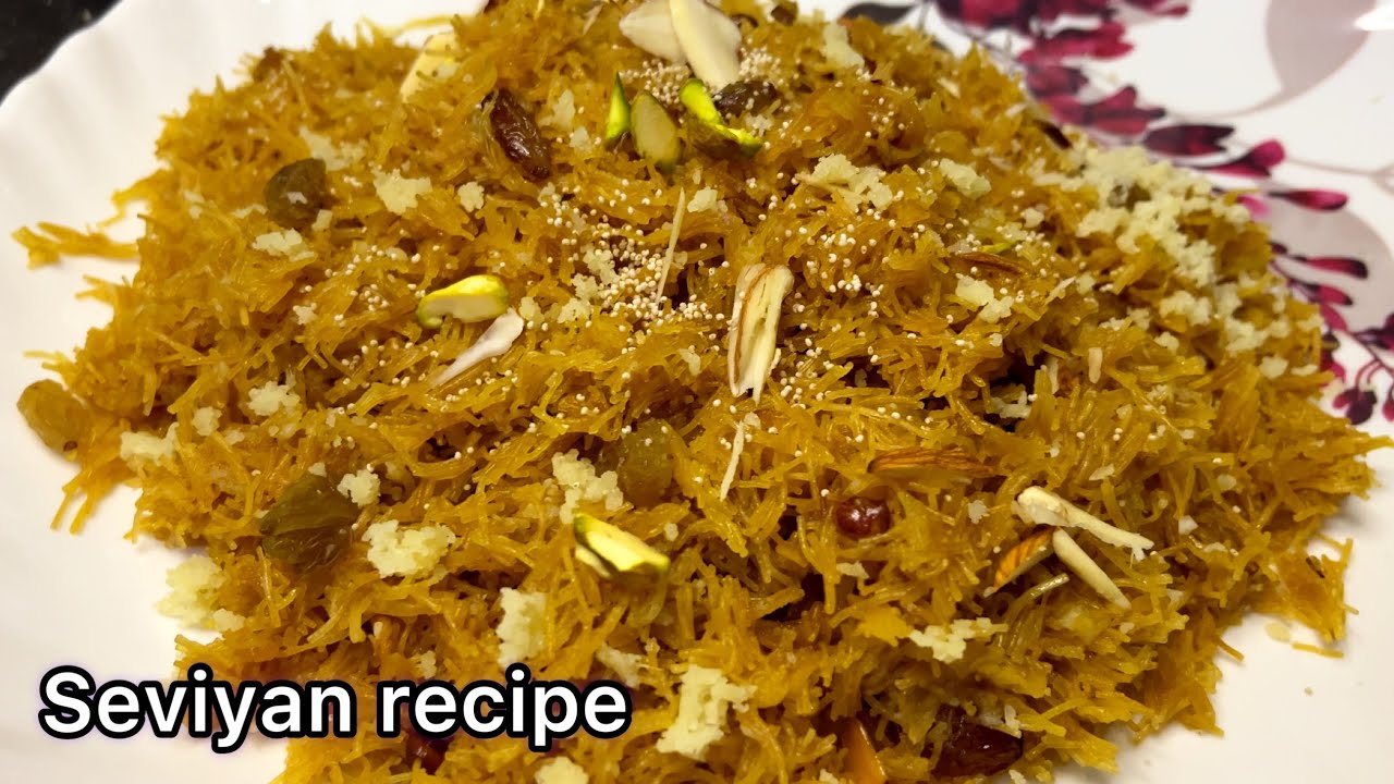 Dry Sweet Vermicelli Recipe|Meethi Seviyan Recipe - YouTube