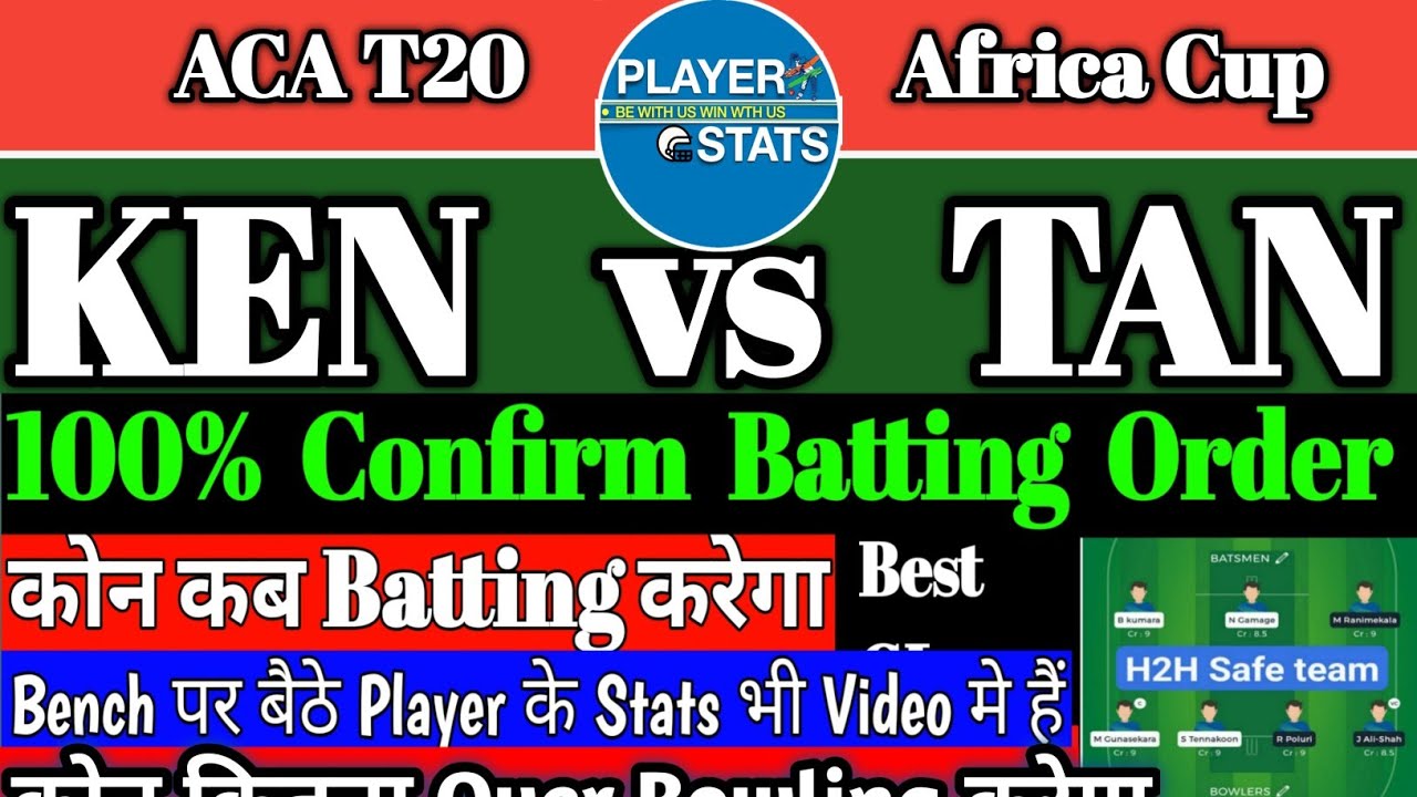 KEN vs TAN Dream11 Prediction | KEN vs TAN Dream11 | KEN vs TAN Player ...