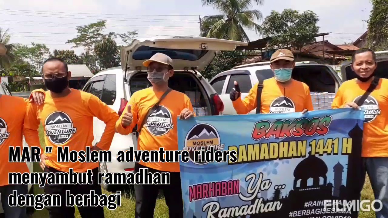 MOSLEM ADVENTURE RIDERS berbagi pertama - YouTube