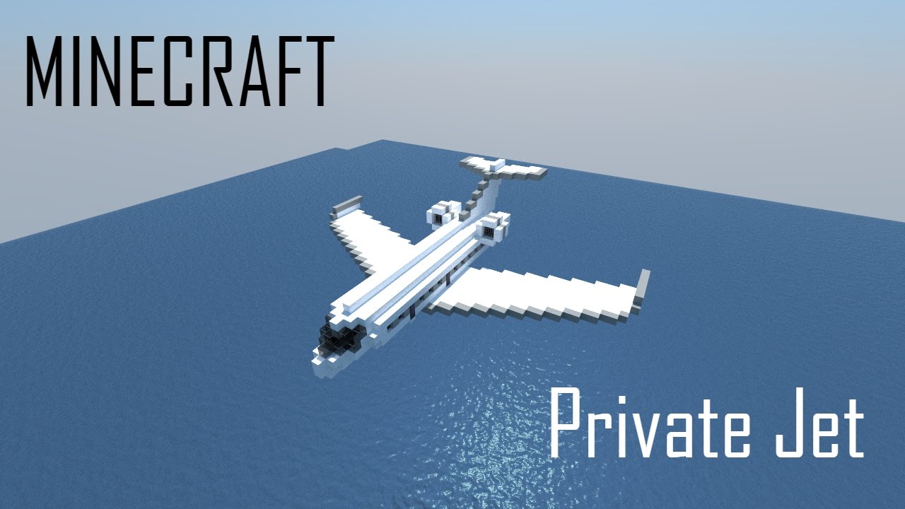 Minecraft Private Jet (full interior) + Download - YouTube