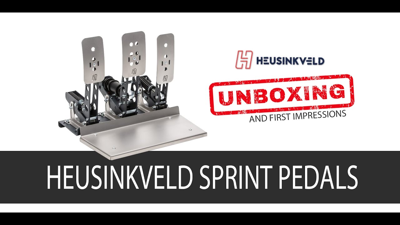 Heusinkveld Sprint Pedals and Base Plate Unboxing | 4K - YouTube