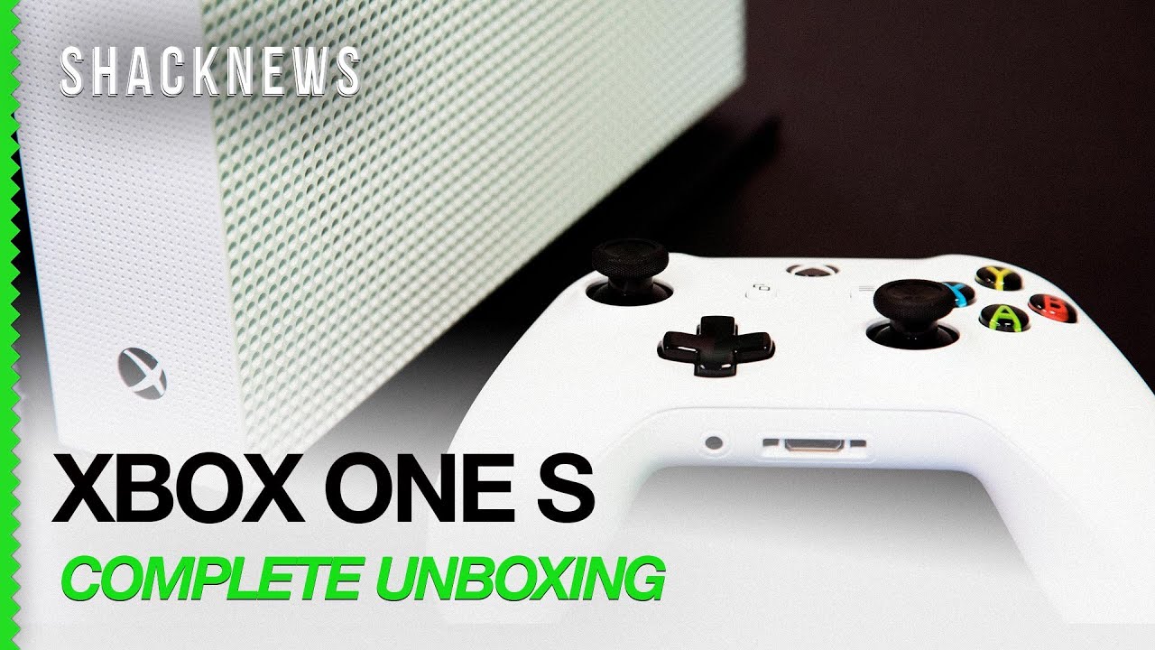 XBOX One S 2TB Unboxing (4k capable, controller upgrades) - YouTube