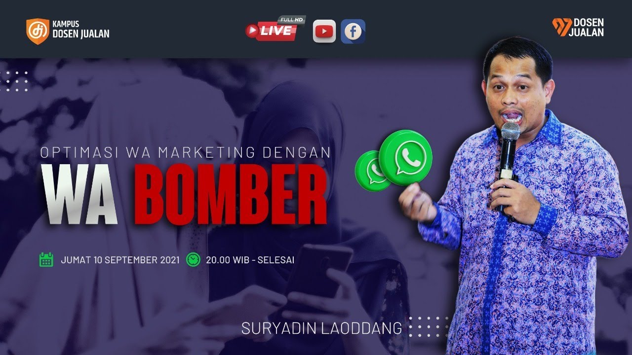 SERIAL WA MARKETING; OPTIMASI WA MARKETING DENGAN WA BOMBER - YouTube