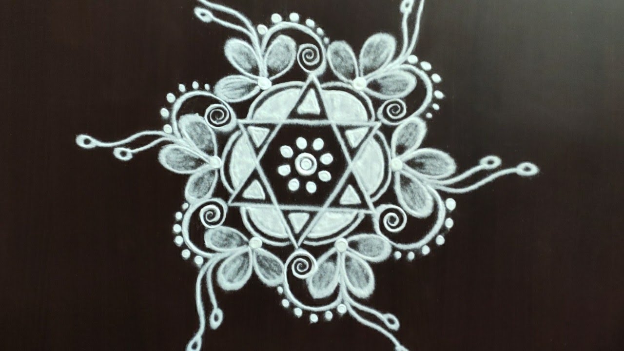 Small daily kolam designs | Easy rangoli designs | muggulu | Daily ...
