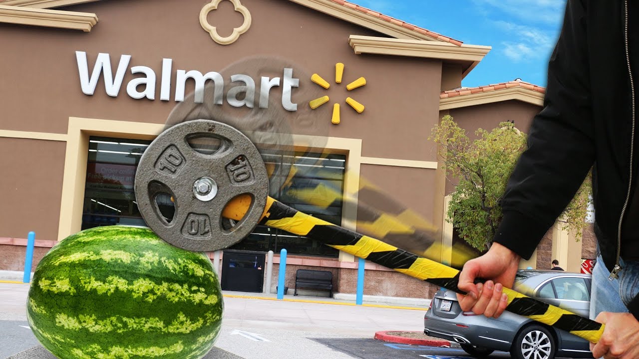 We Built Survival Weapons Using ONLY Items Found at Walmart!! - YouTube