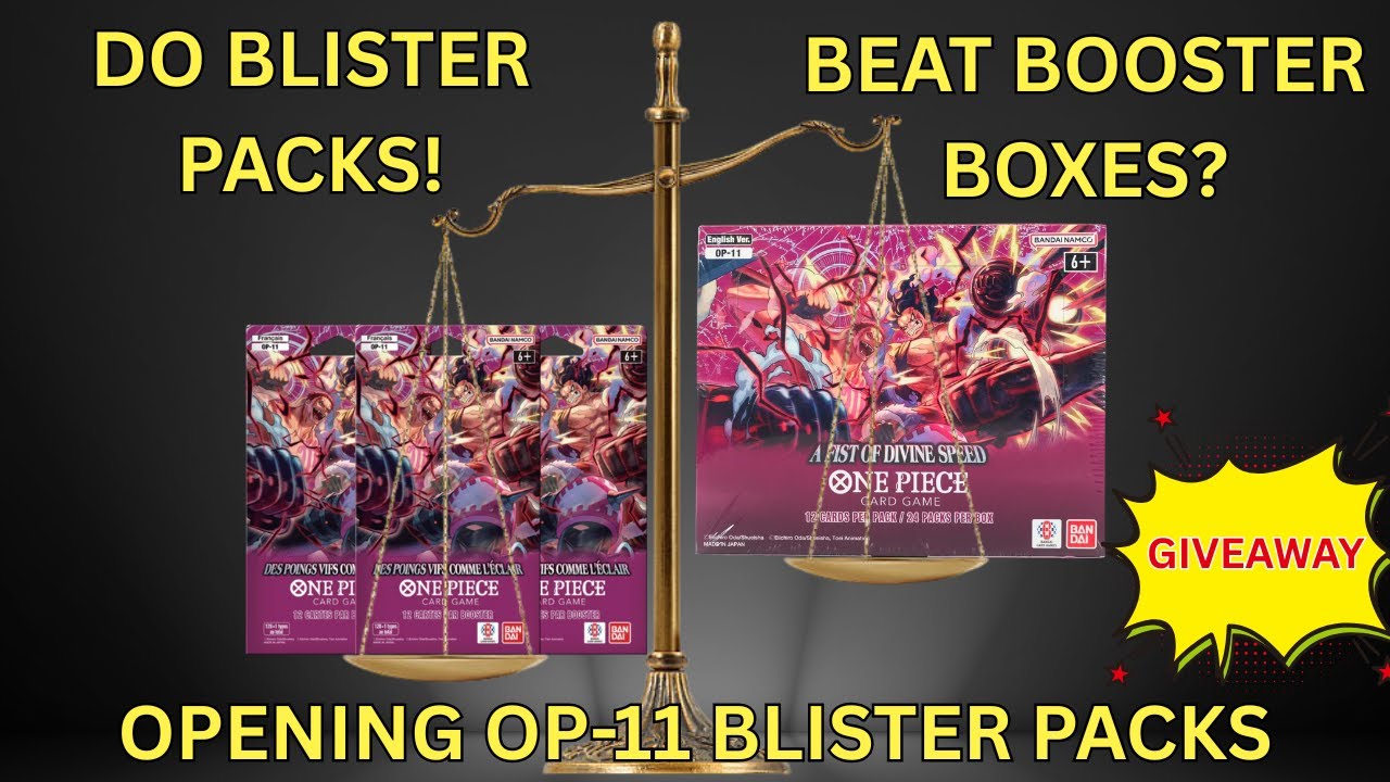 ONE PIECE OP11 BLISTER PACKS ARE BETTER THEN BOOSTER BOXES? HIT AFTER ...