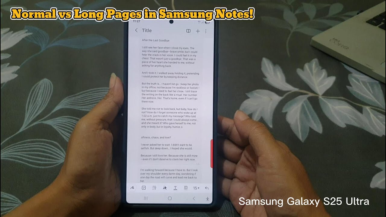 How to Change Note Layout for Individual Pages in Samsung Notes on ...