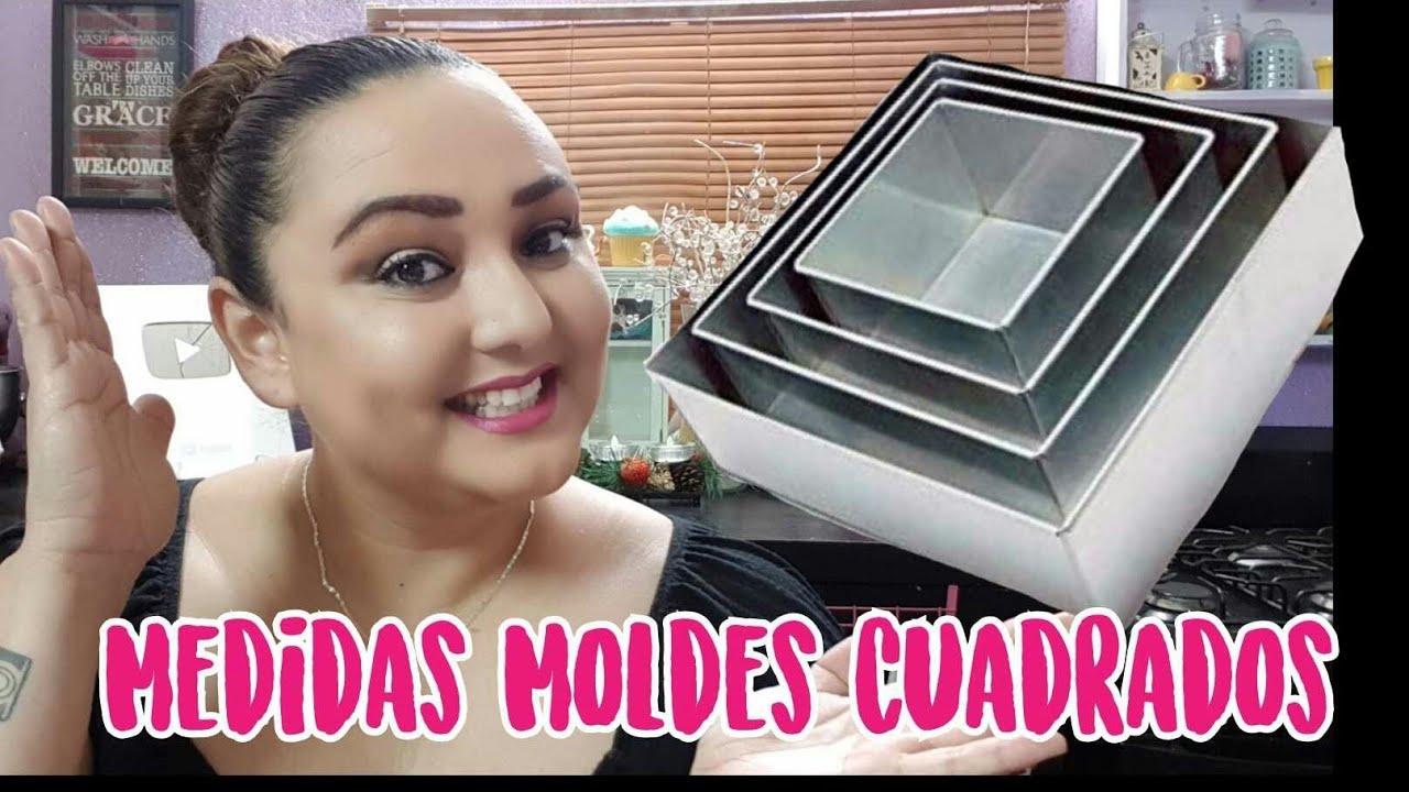 Medidas de Moldes Cuadrados y Rectangulares 👩‍🍳 @luddystips - YouTube