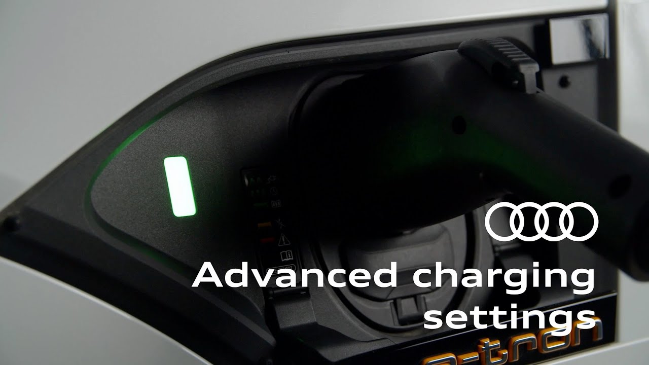 Maximize efficiency with Audi’s advanced charging settings - YouTube