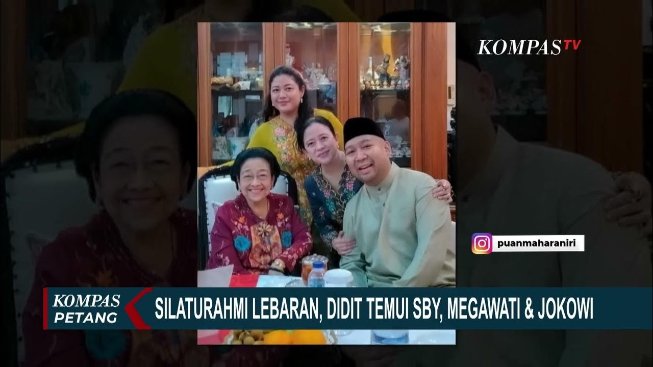 Silaturahmi Lebaran Didit Prabowo ke Rumah Megawati dan Jokowi - YouTube