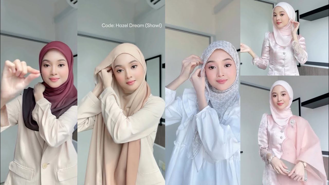 Kumpulan Tutorial Hijab Simple Berbagai Acara | Tutorial Hijab For Eid ...