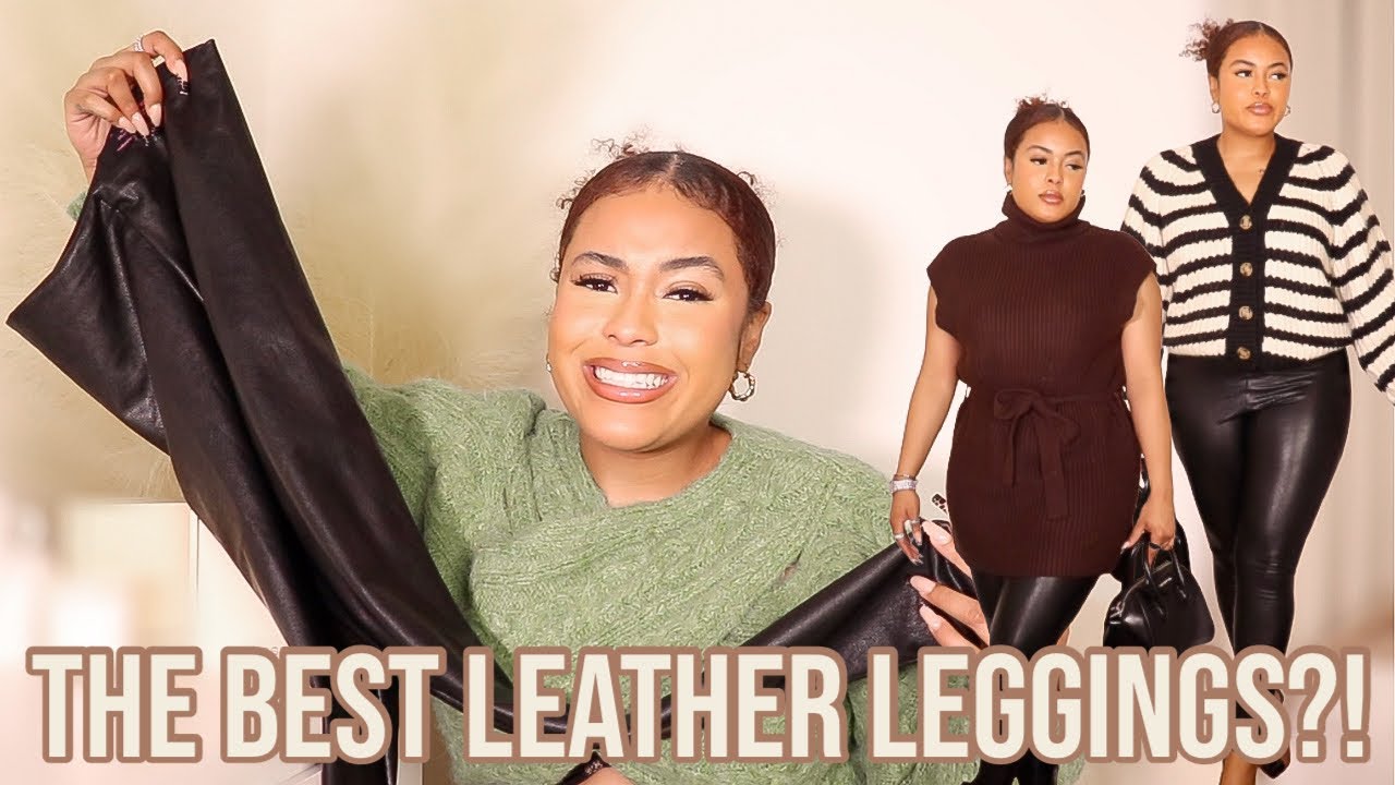How To Style Leather Leggings (Commando Leather Leggings Review) - YouTube