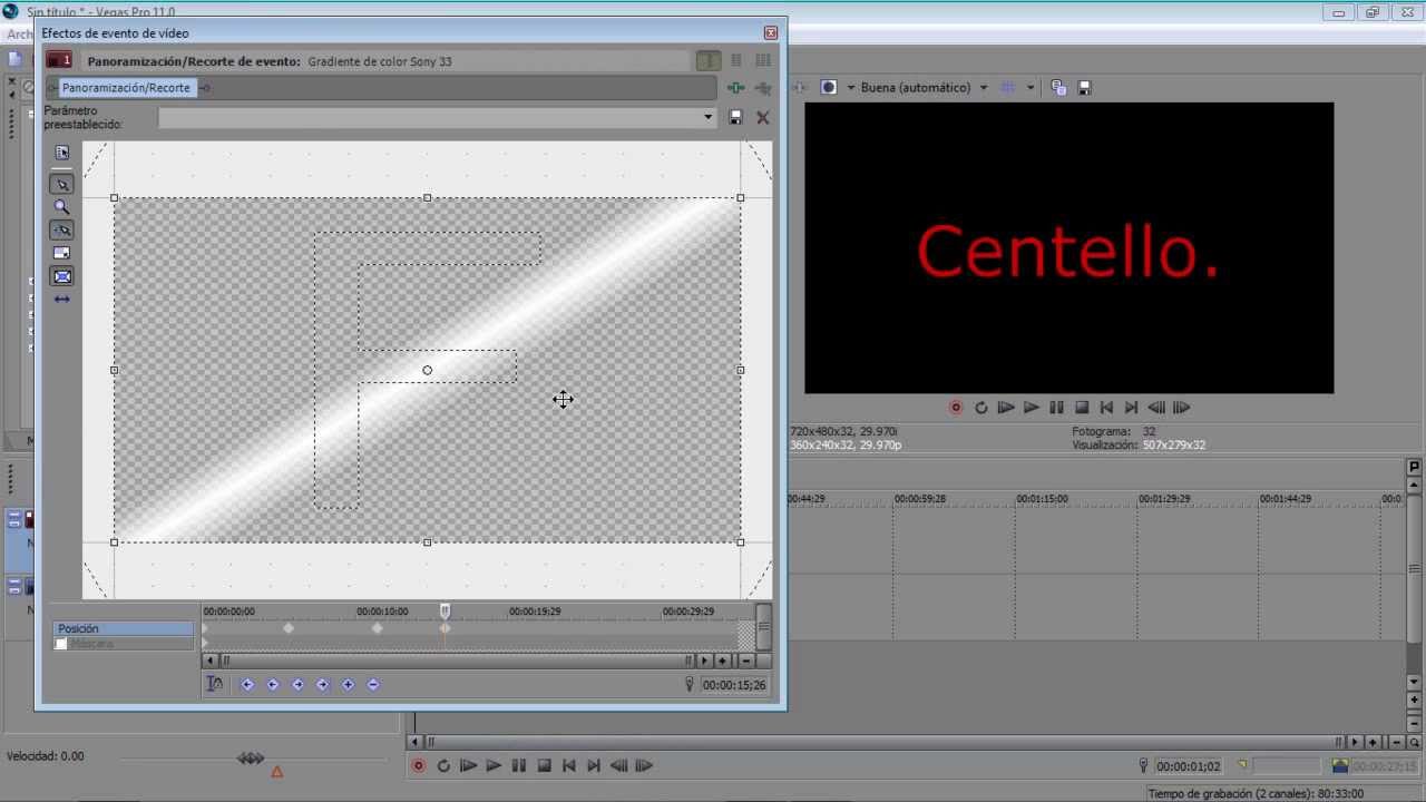 Tutorial: Sony Vegas PRO 11: Efecto de Texto: ( Resplandor / Brillo ...