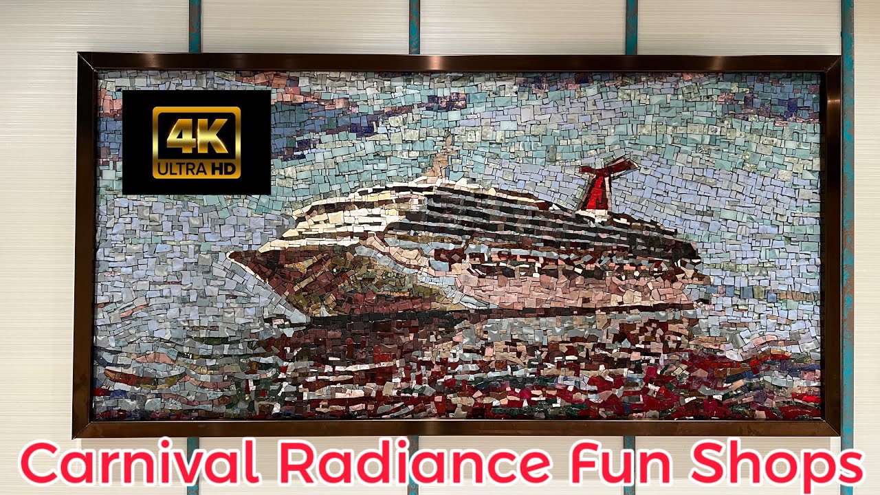 Carnival Radiance - Fun Shops/Heroes Tribute Bar Tour 4K - YouTube