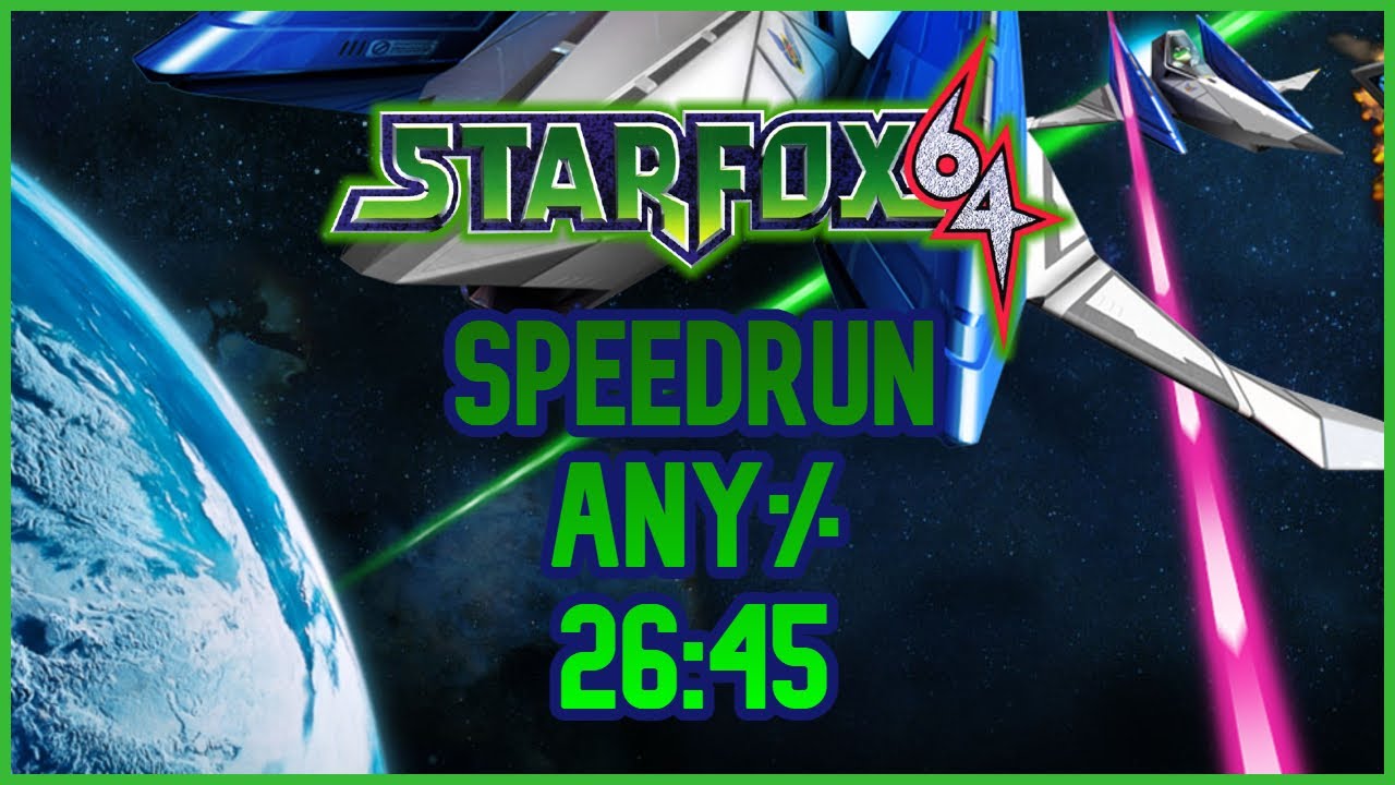 Star Fox 64 🦊 - Any% Speedrun in 26:45 - YouTube
