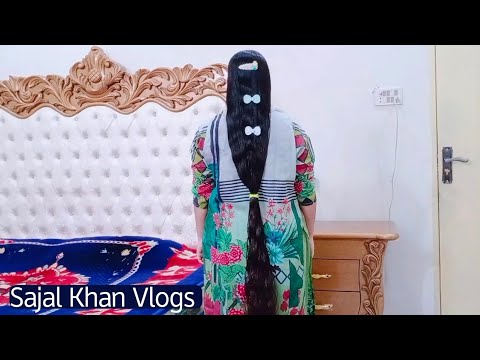 south Indian ponytail and hijab making by husband requested video # ...