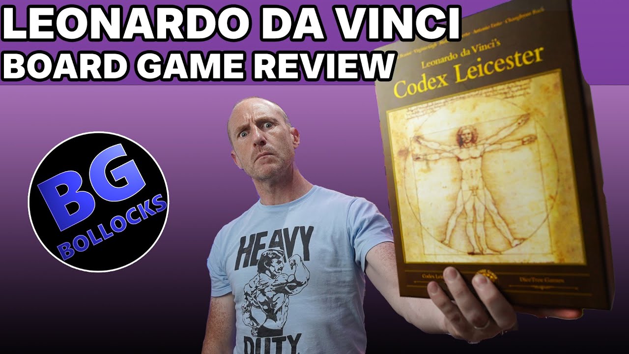 Leonardo Da Vinci Codex Leicester Board Game Review - Deez Nutz? - YouTube