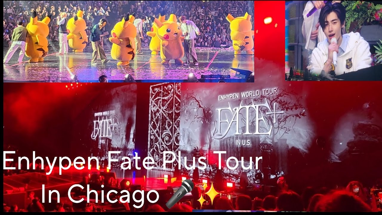 Enhypen Concert Vlog 🎤 Fate Plus Tour 🩵 Chicago 05- 01 -24 - YouTube