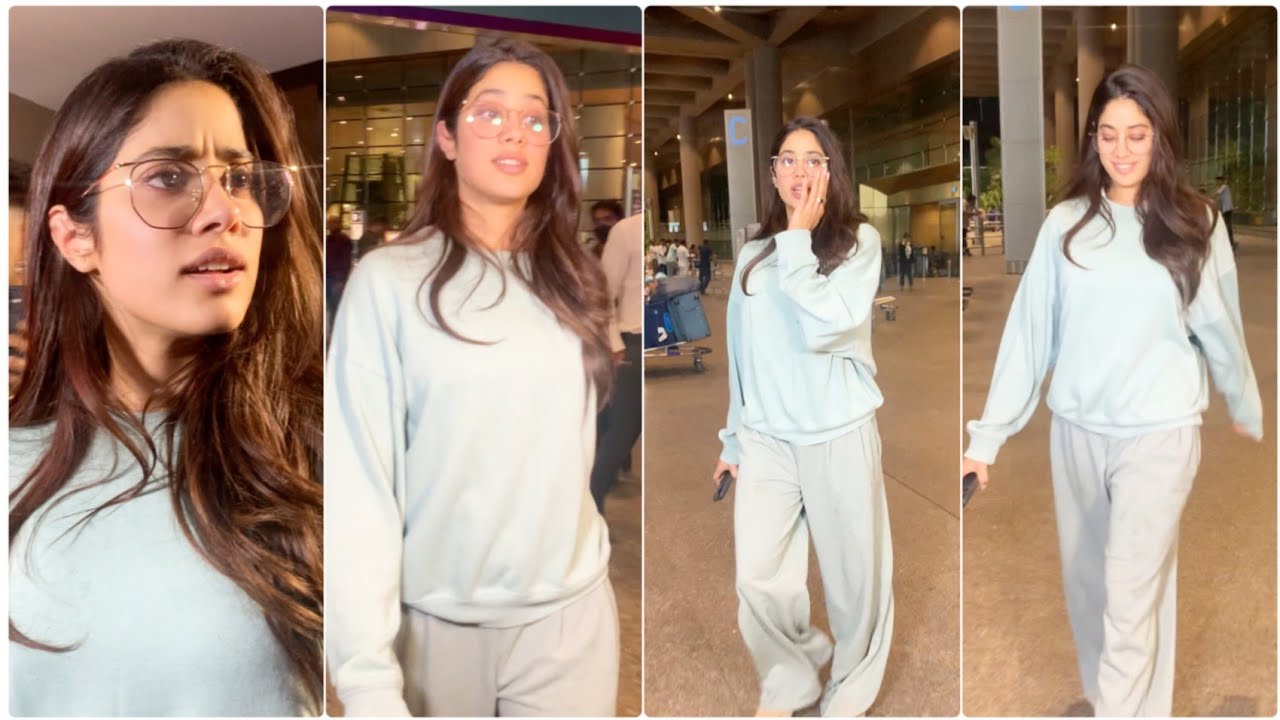 Sri Devi Daughter Jhanvi Kapoor Spotted Midnight At Airport Looks Very ...
