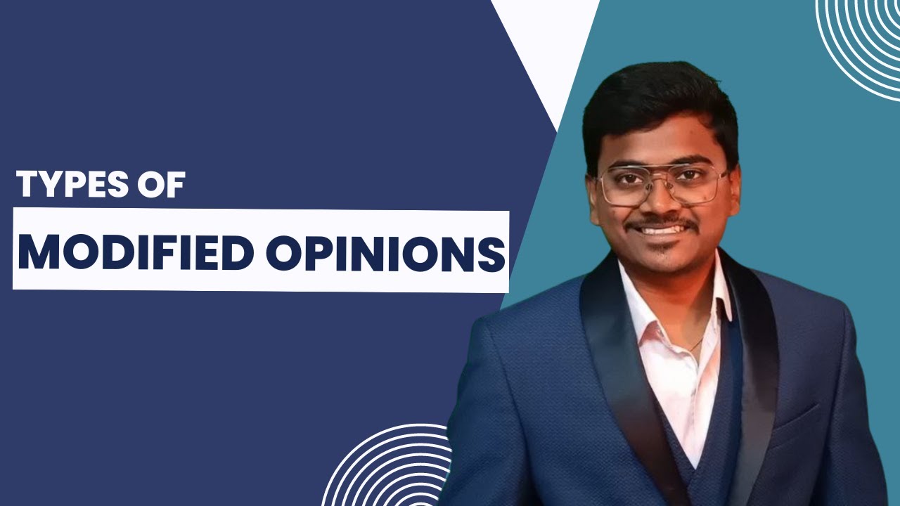 Types of modified opinions - YouTube