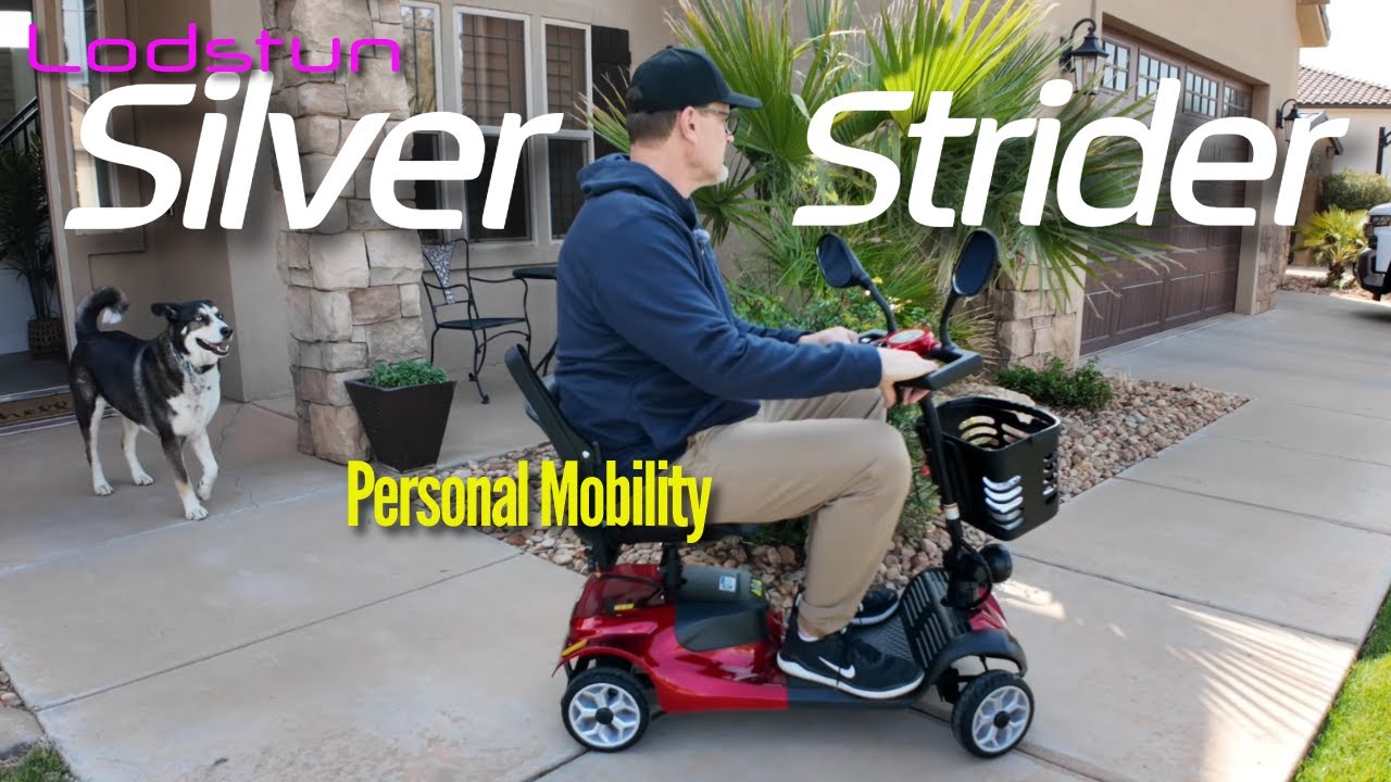 Lodstun Silver Strider YL-7 Mobility Scooter - YouTube
