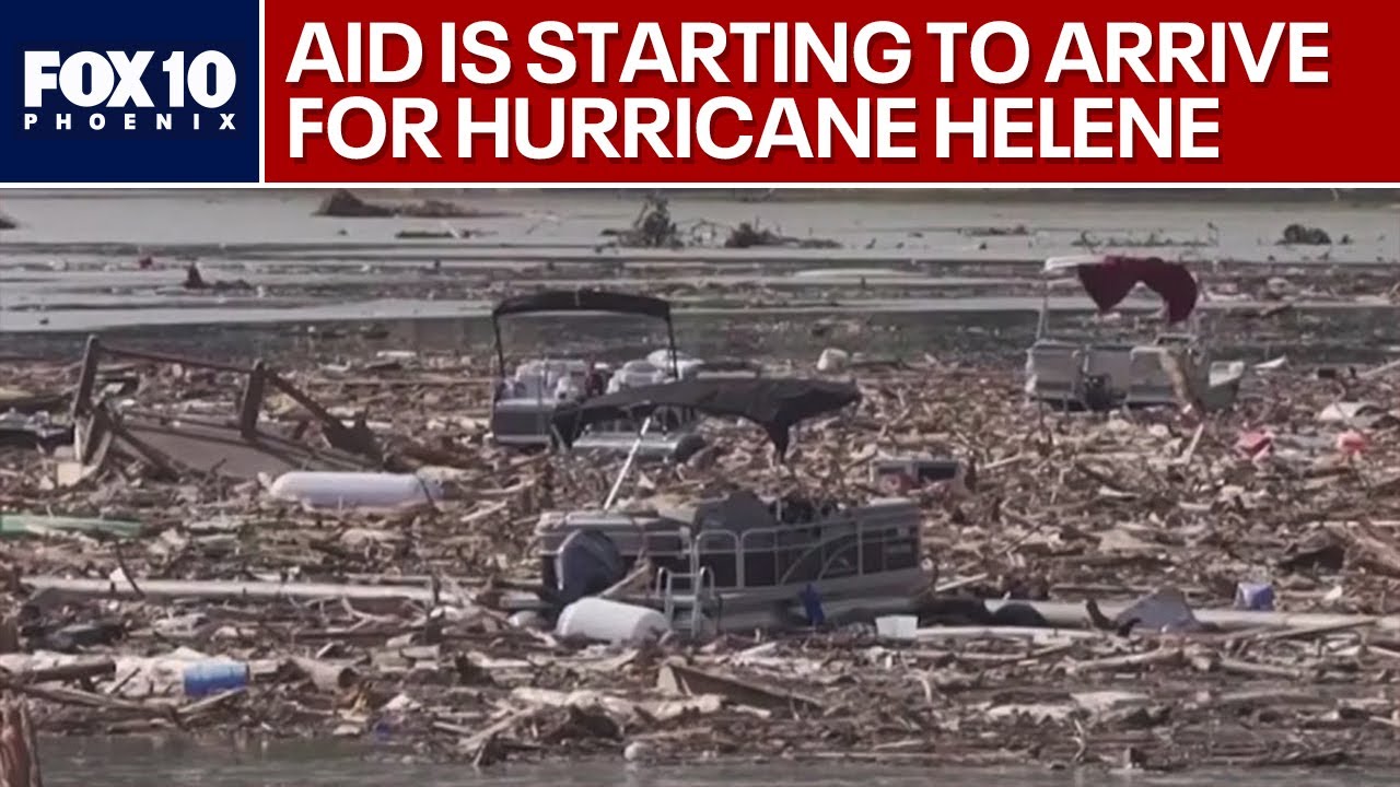 Death toll rises from Hurricane Helene; aid begins to arrive - YouTube
