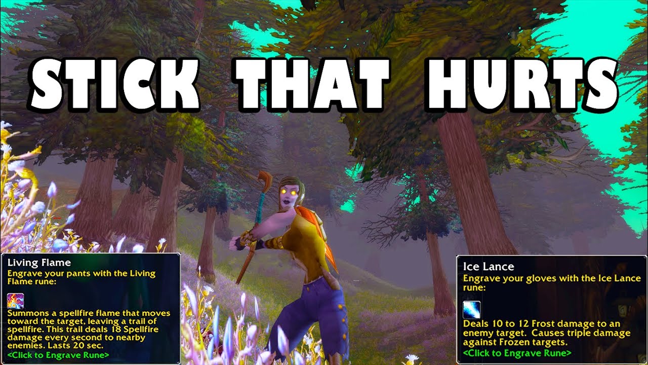 WoW Season of Discovery Leveling Undead Mage + 2 Runes - YouTube